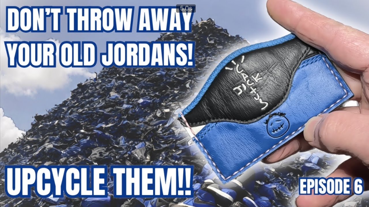 Upcycled Travis Scott x Fragment Wallets!♻️ #sneakers #jordans - YouTube