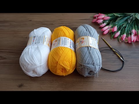 ✅️🍀3 Renk İple Ördüğüm Yeni Yelek Modelim ✅️🍀{1☆2}Yaş Dikişsiz Bebek Yeleği ✅️🍀baby vest
