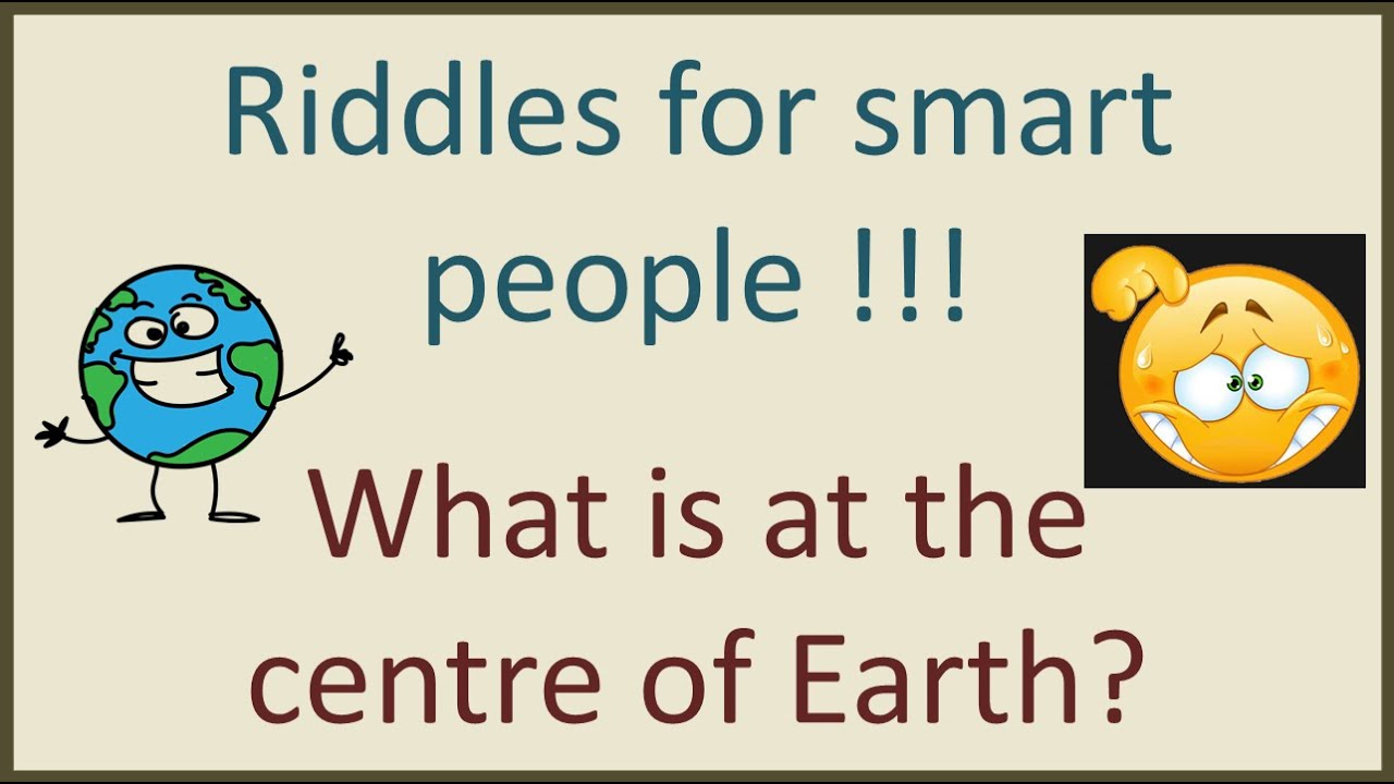Riddles for smart people... - YouTube