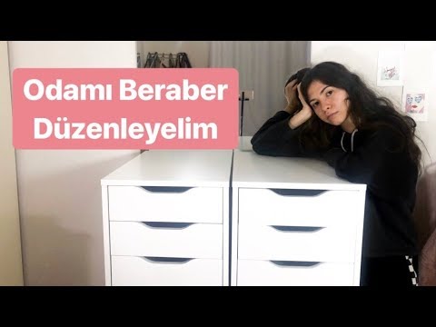 Odamı Düzenliyorum | Yeni Makyaj Dolaplarım | Oda Turu | Makyaj Malzemelerim | Sohbet