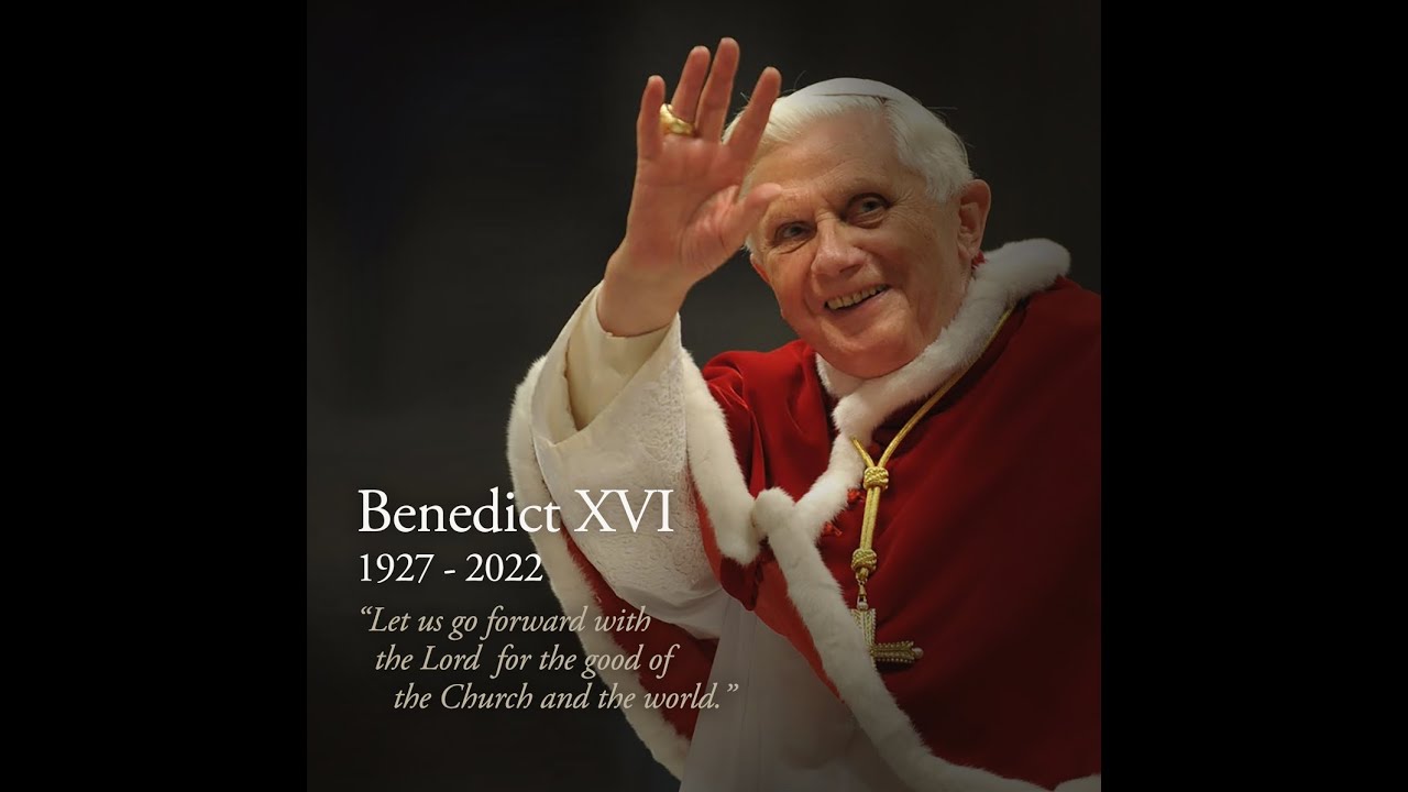 Former Pope Benedict XVI dies in Vatican monastery aged 95 - YouTube