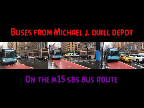 MTA Special: 2017 NFI XD60 Fleet From MJQ Depot On The M15 SBS Bus At 2 ...