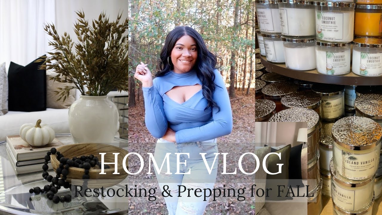HOME VLOG: Restocking | Fall Prep & Shopping | Cooking | Getting my Home Together for the ...