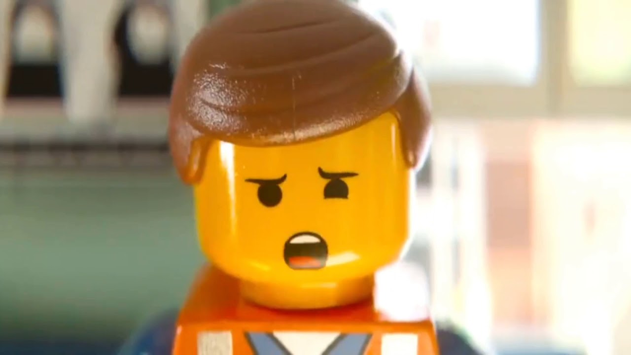 Emmet laughs at sandy pickle jar - YouTube