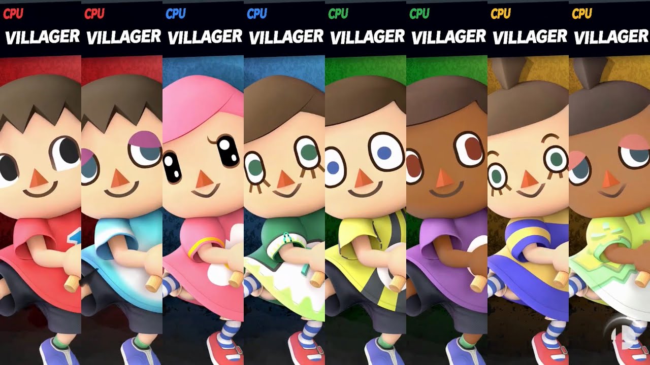 Super Smash Bros. Ultimate - Villager’s Hair - YouTube
