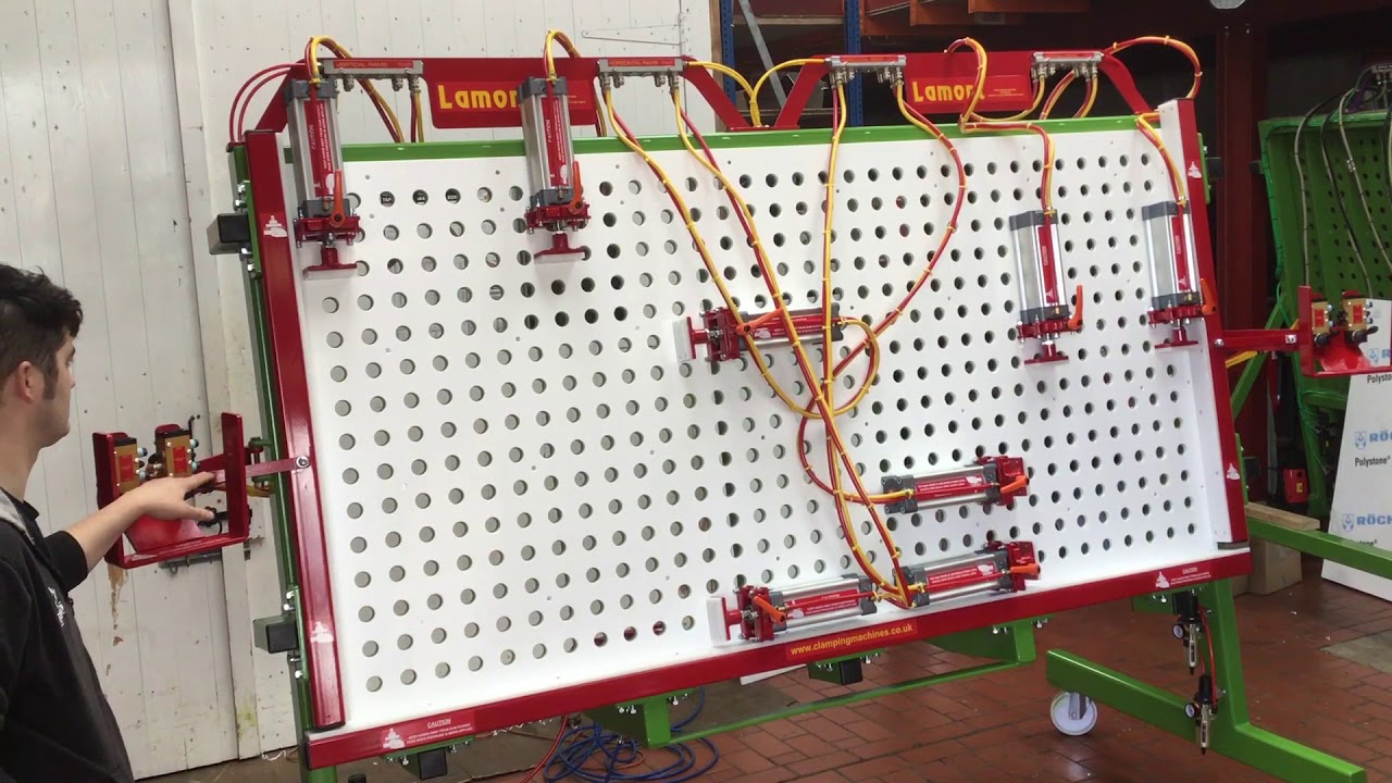 Lamont Matrix Clamping table - YouTube