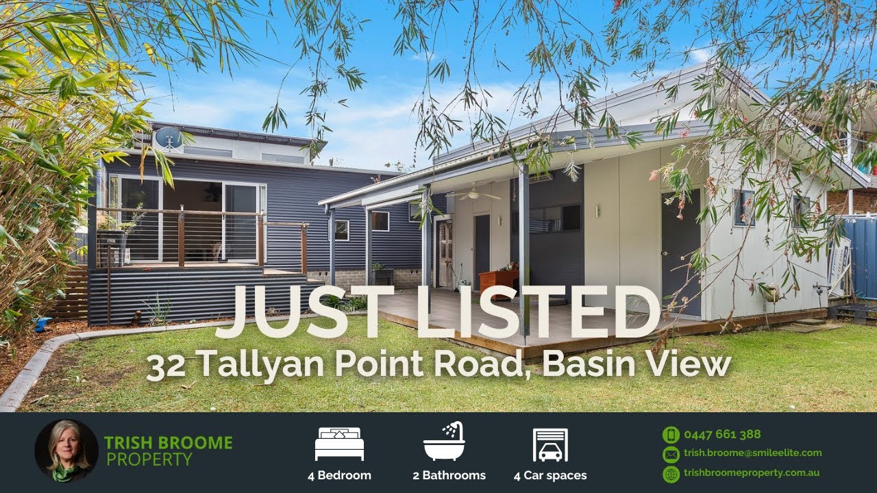 Trish Broome Presents | 32 Tallyan Point Road, Basin View - YouTube