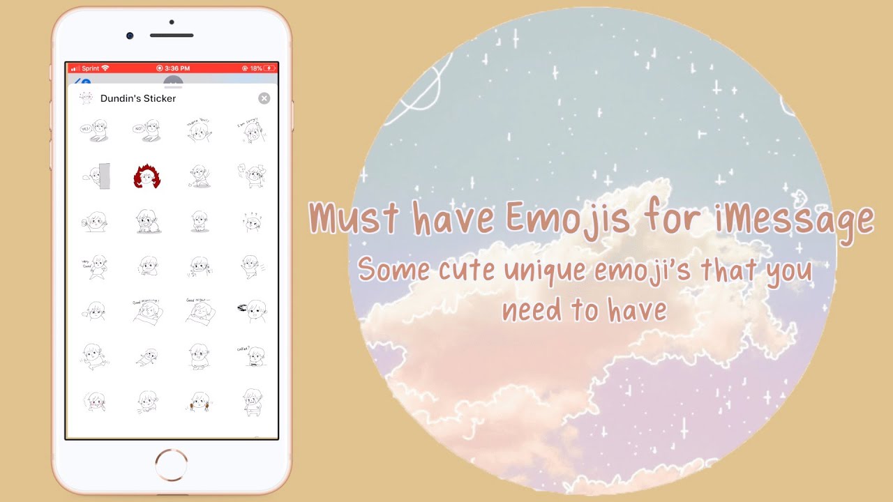 Must Have Emojis For iMessage (Unique Emojis) - YouTube
