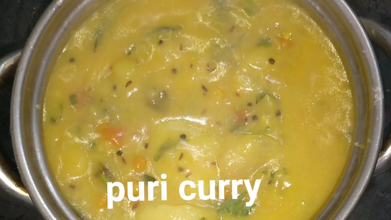 HOTEL STYLE PURI CURRY. AND PURI/simple and easy in food &good channel ...