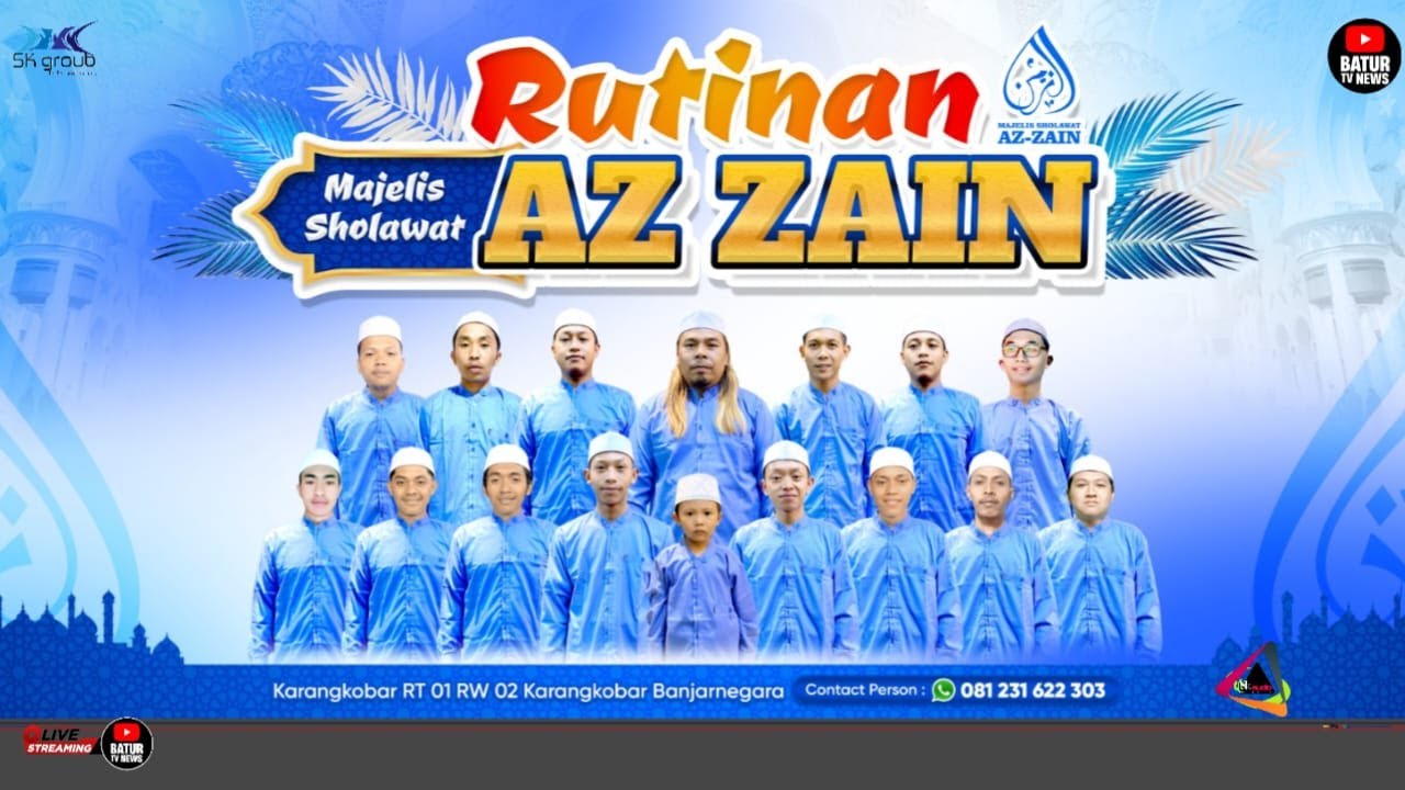 live rutinan majelis az zain - YouTube