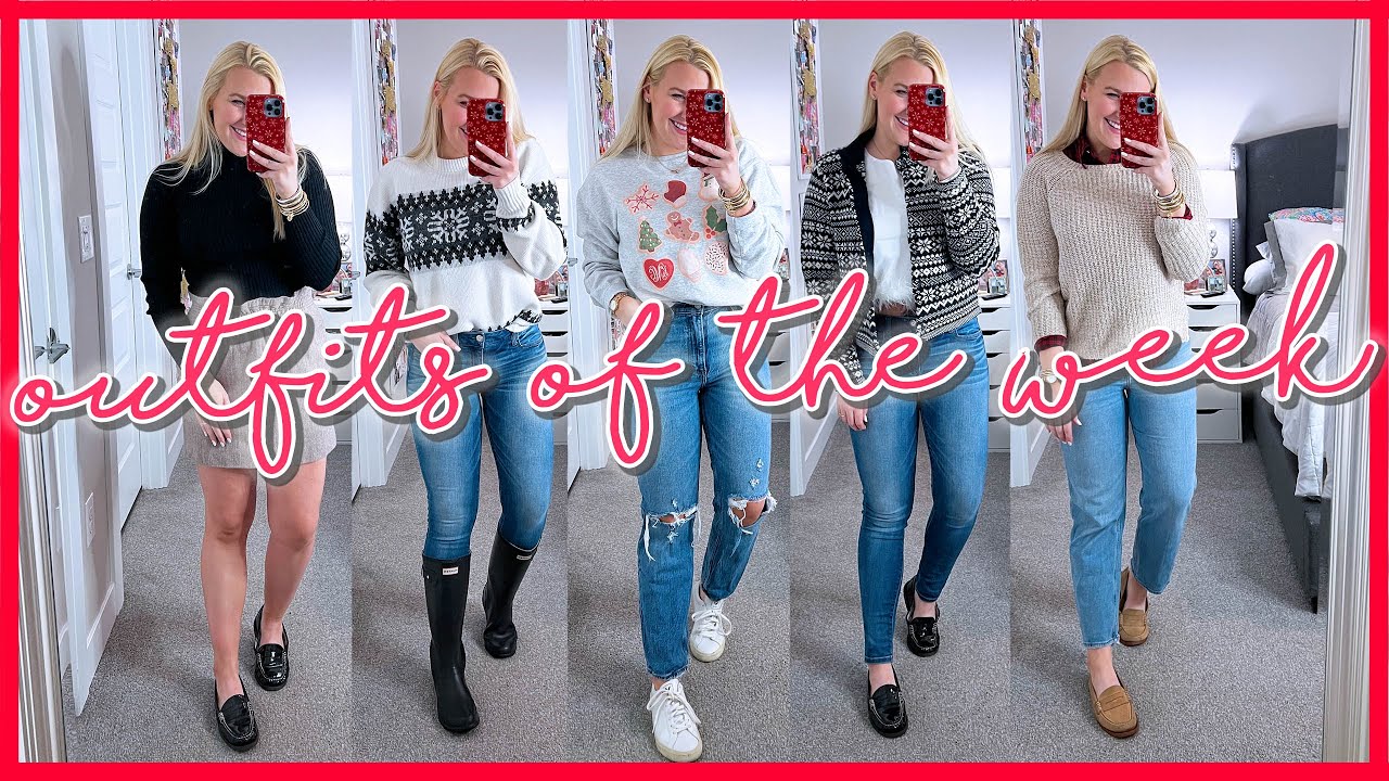 WHAT I WORE THIS WEEK: HOLIDAY OUTFITS (DECEMBER 2022 WINTER OOTW ...