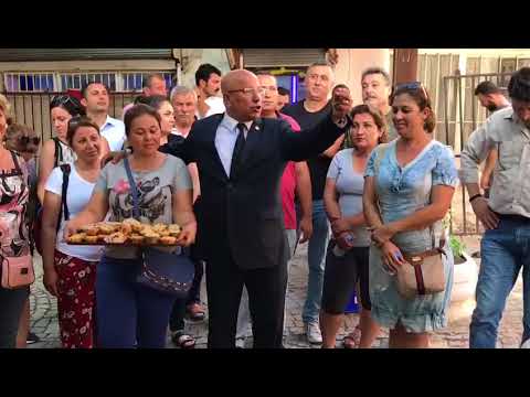 CHP NARLIDERE İLÇE BAŞKANI ŞAHİN FIRAT'TAN KEK PROTESTOSU