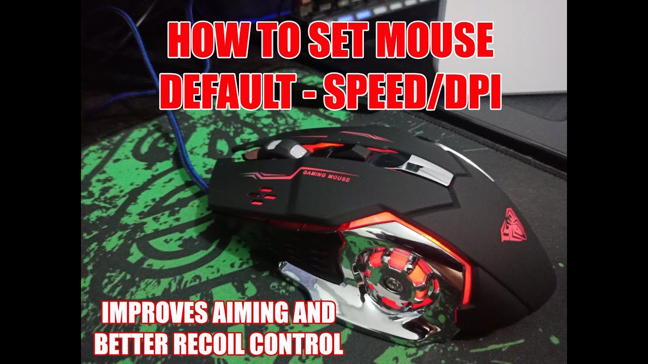 How to set your Mouse (Default 6/11 and DPI) 2021 UPDATED! - YouTube