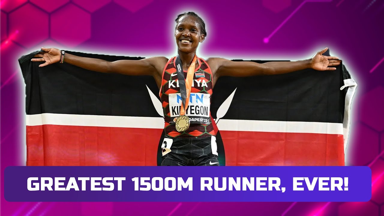 Faith Kipyegon breaks 1500m Olympic record IN STYLE! - YouTube