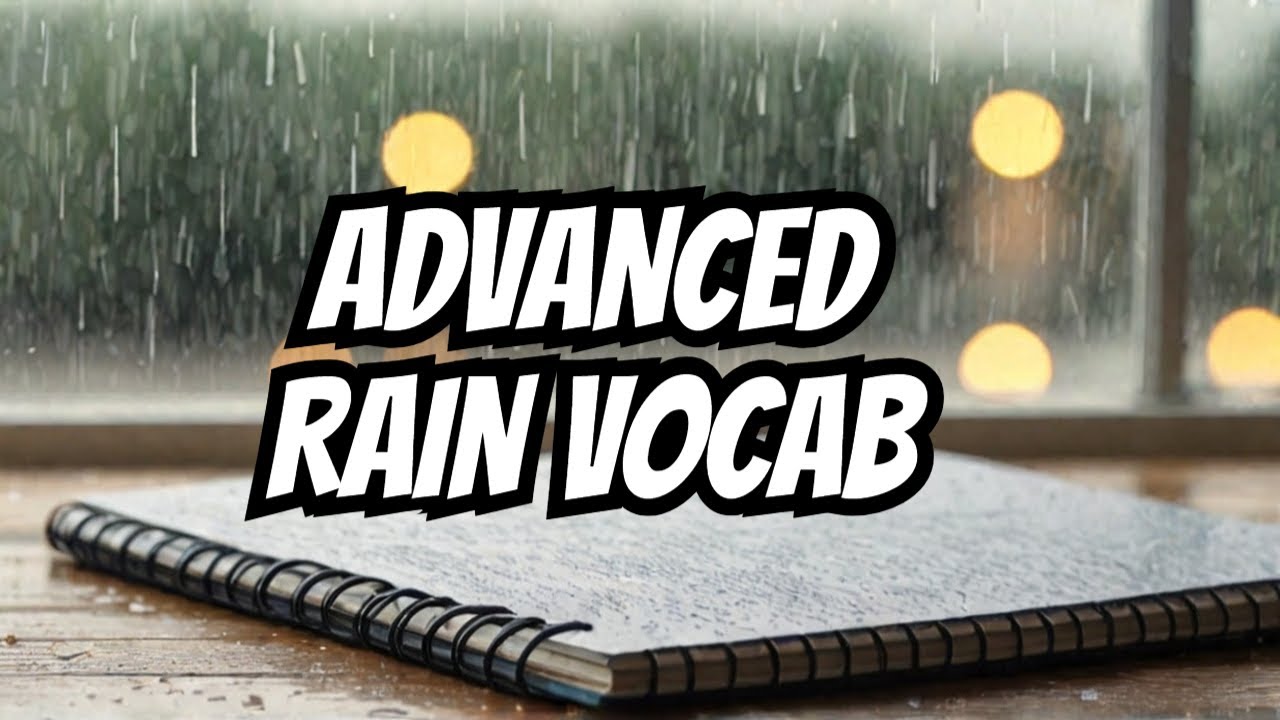 Advanced Vocabulary (Rain Related)| Newspaper Vocabulary | |Competitive ...