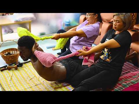 ASMR: Amazing Thai Tok Sen Massage & Intense Stretching
