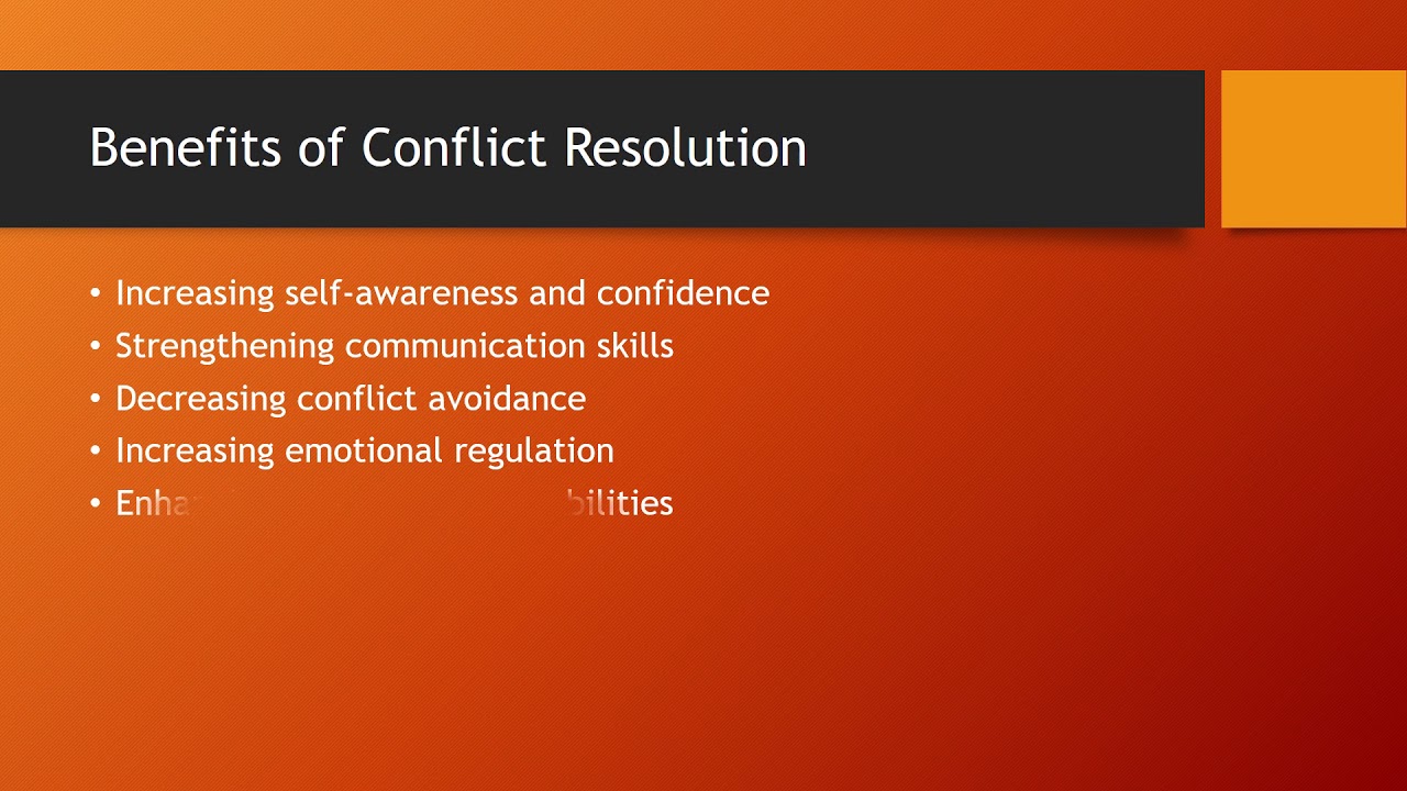 Conflict Resolution Group Therapy - YouTube