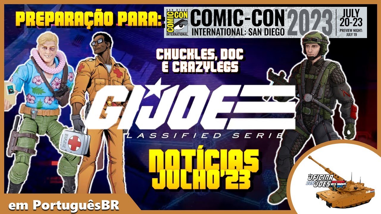 Crazylegs, Chuckles e Doc - GIJoe Classified - Review em PT/BR - YouTube
