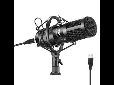 Tutorial Neewer NW 8000 usb - Configuracion de micrófono - YouTube