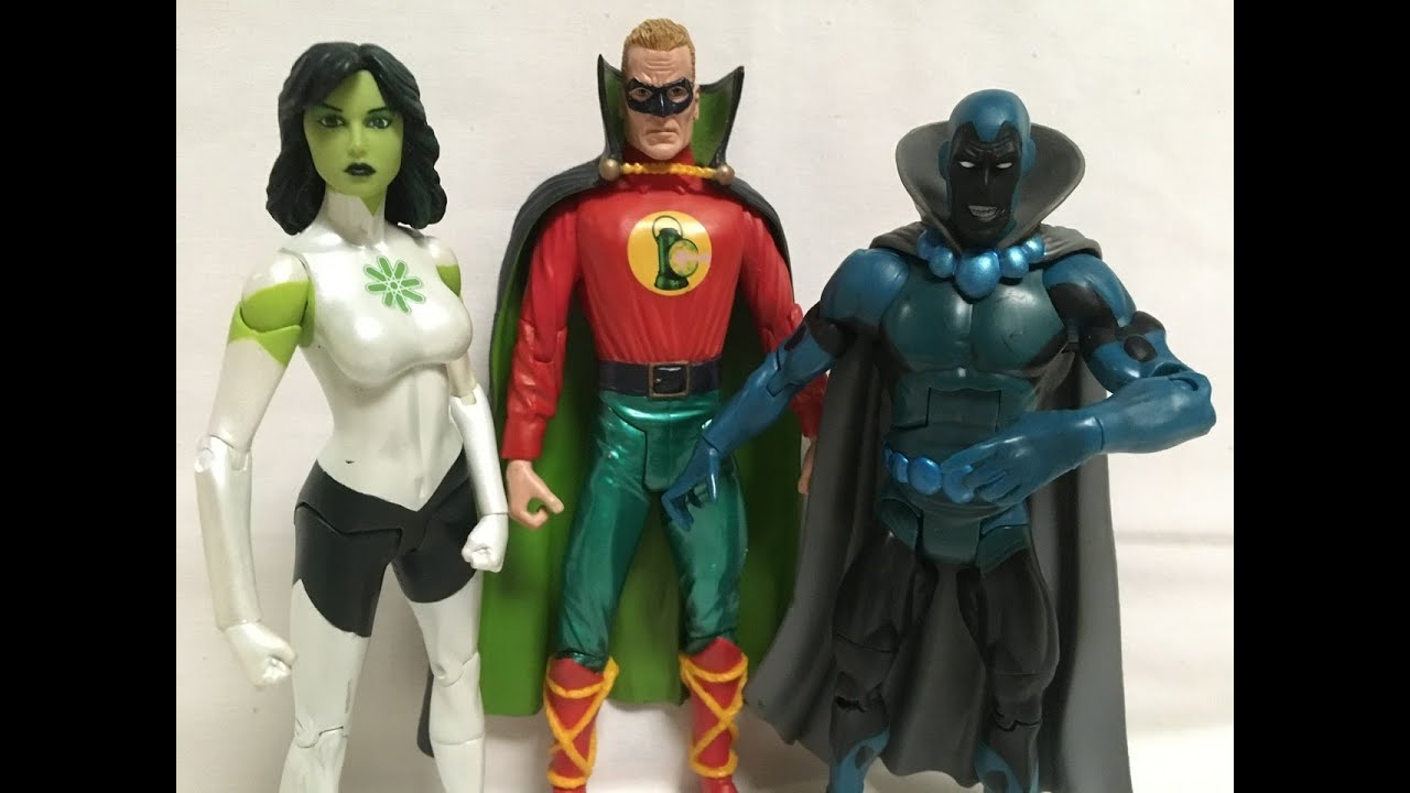 Green Lantern (Alan Scott), Jade and Obsidian in toys and comics - YouTube