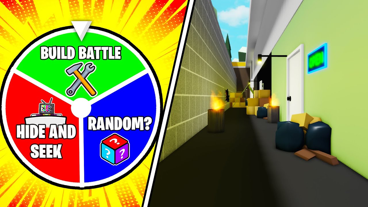 Wheel Decides The Prop Build Challenge In Roblox Brookhaven Rp + Hide ...