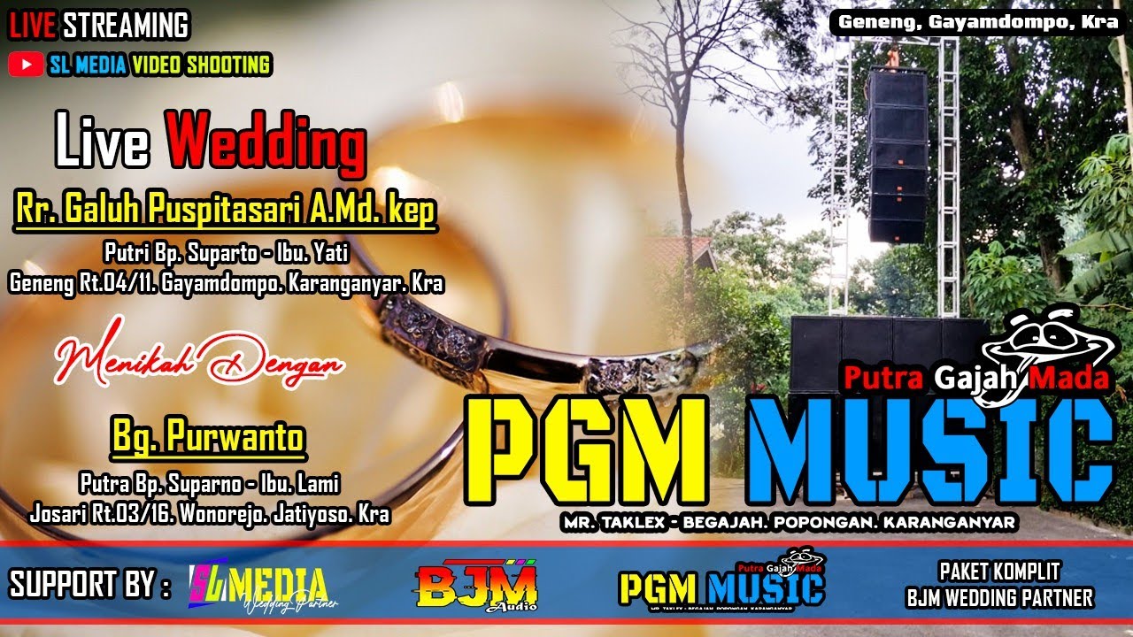 🔴📡LIVE STREAMING PGM MUSIC ★ BJM AUDIO ★ SL MEDIA FULL RCA ★ MINGGU 20 ...