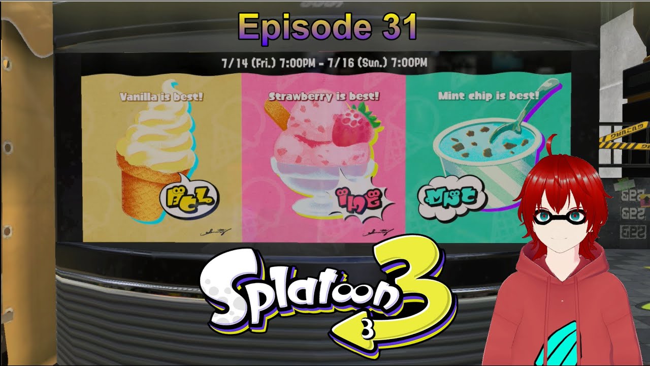 Splatoon 3 Episode 30 - Mint Chip, Strawberry, Vanilla Choice - YouTube