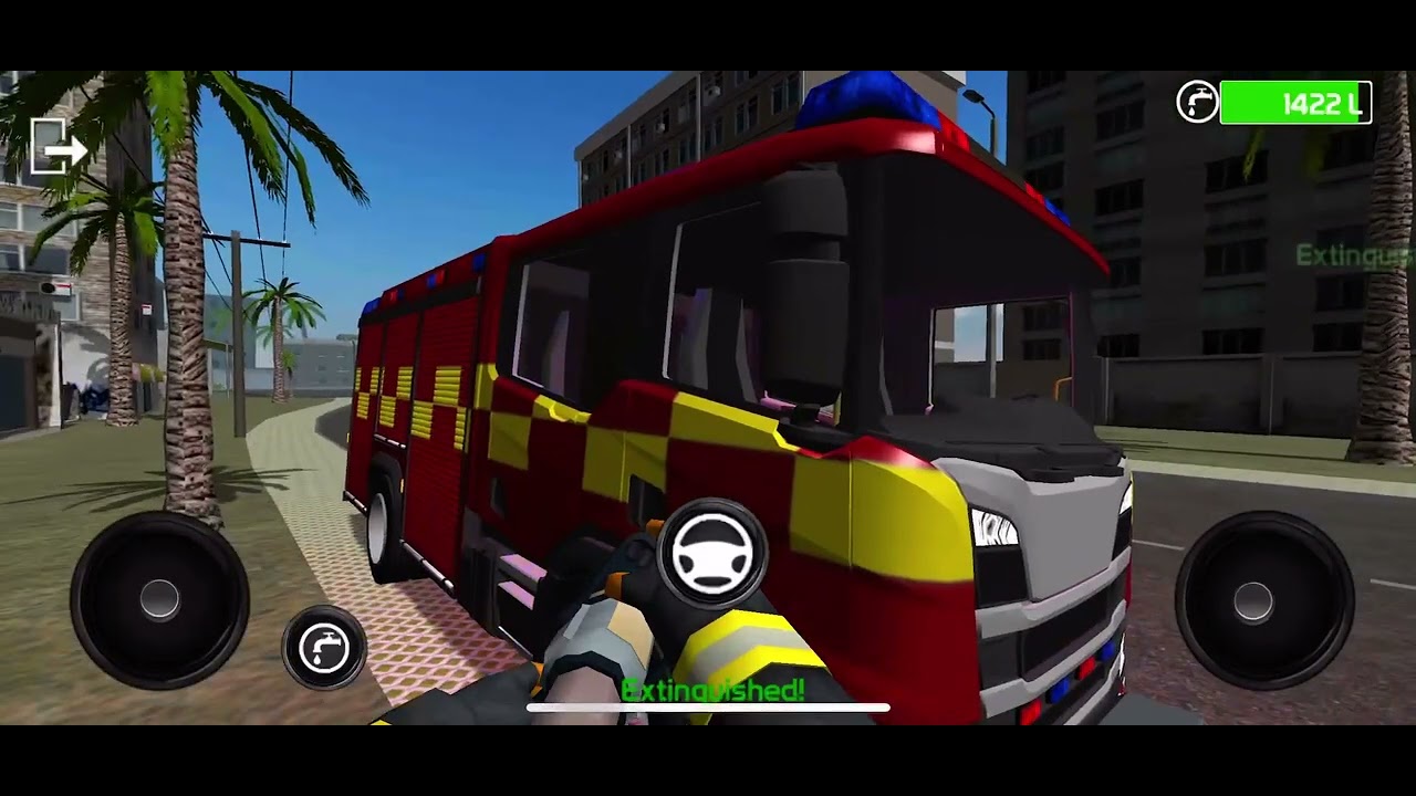 [iOS Gameplay] Fire Engine Simulator 2023 - Driving ScanLine Nova #11 ...