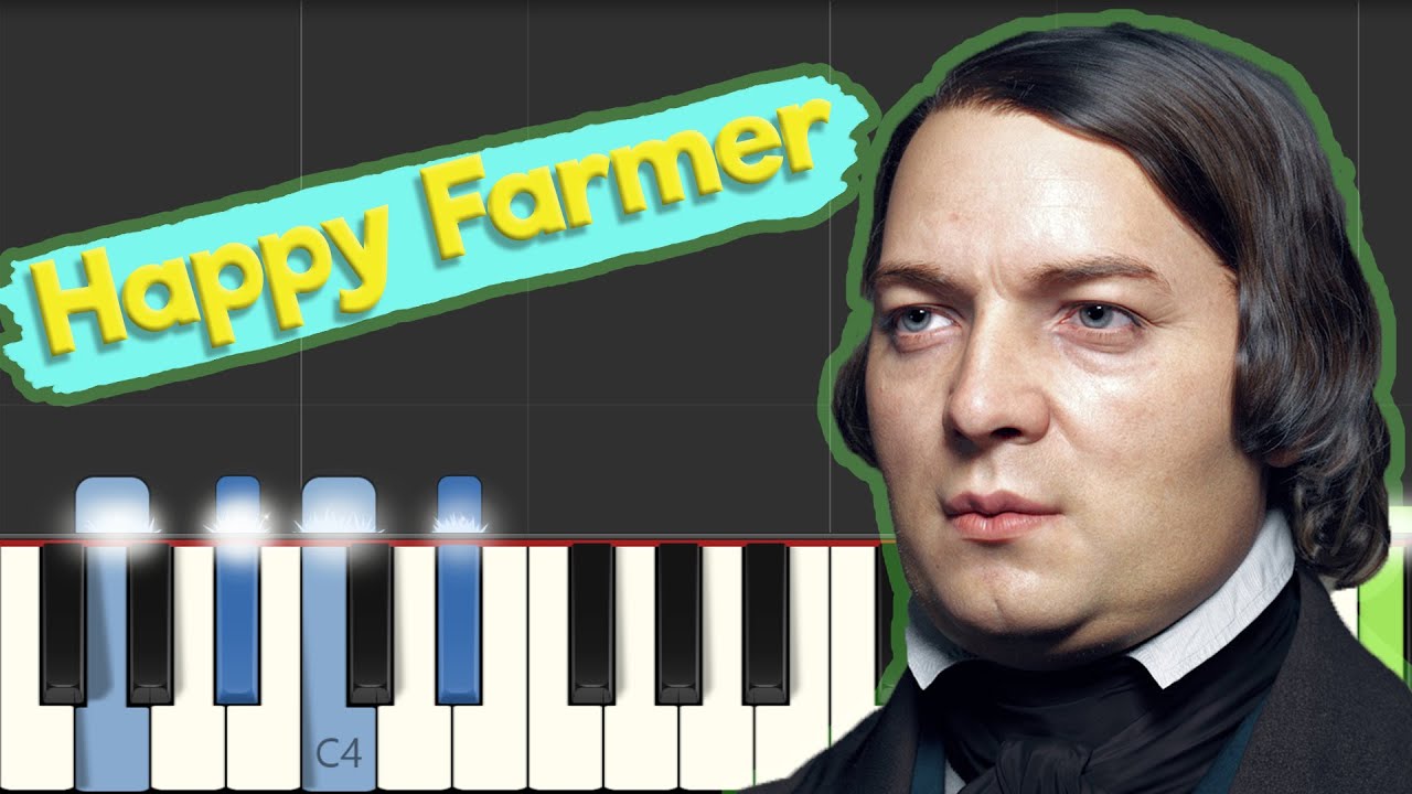EASY Classical Piano Songs - #15 Schumann Happy Farmer - YouTube