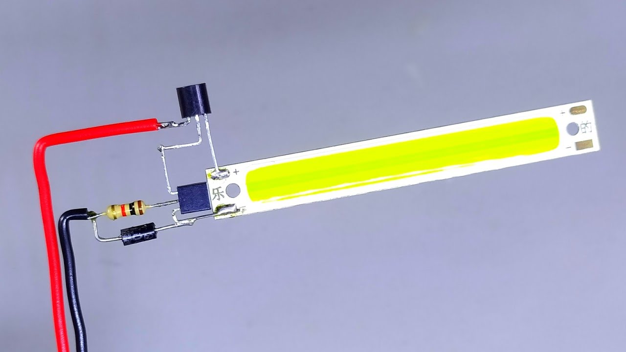 3 Simple Electronic Projects Using Solar, LED, Switch, Transistor - YouTube