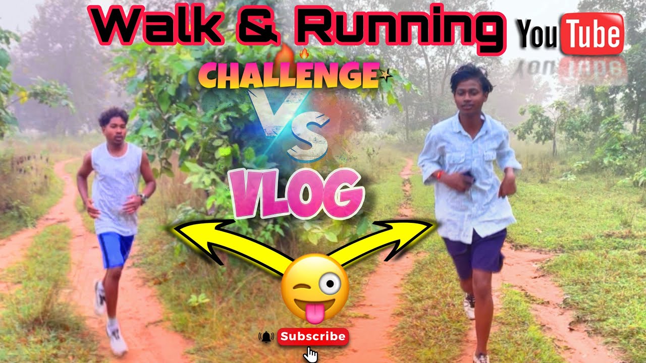 Rb vlog 9145:- WALK & RUNNING 🏃 VLOG ll 😜 FULL MASTI MORNING TIME 😜 - YouTube