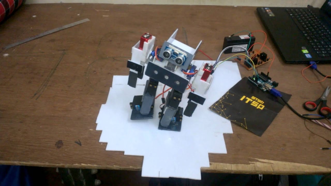 Biped Robot Video - YouTube