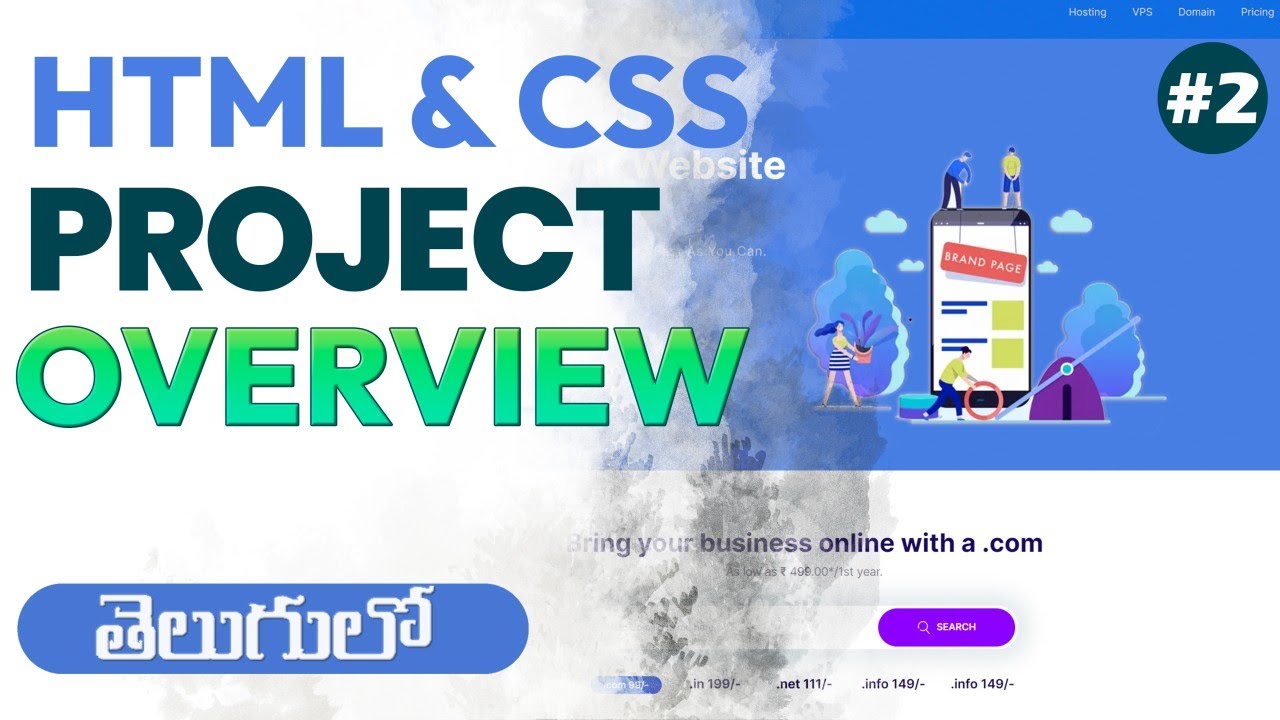 Html And Css Project Overview Html And Css In Telugu Html In Telugu 4860