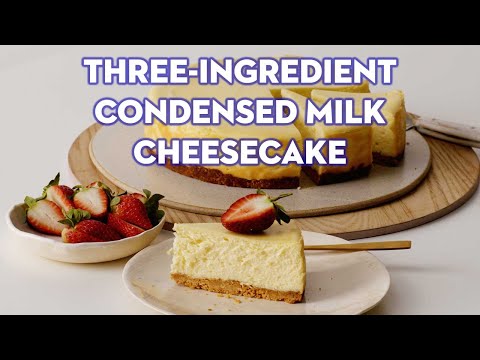 Three-ingredient Condensed Milk Cheesecake | taste.com.au