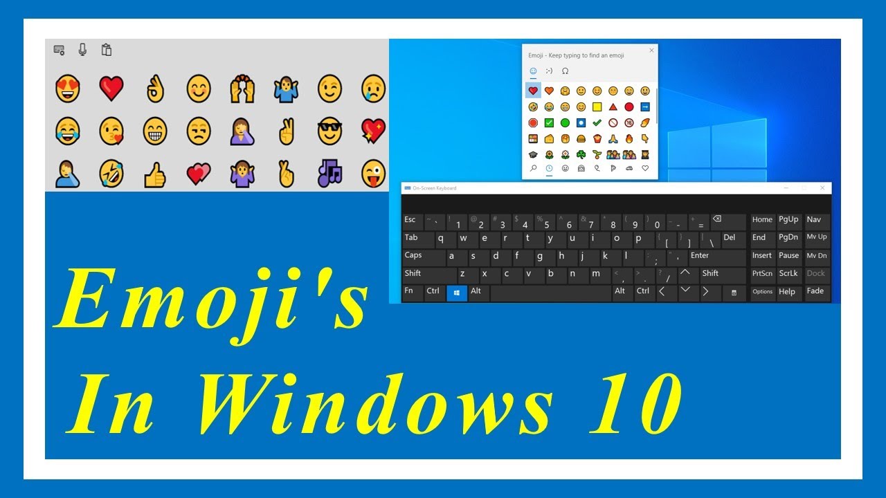 Emojis On Windows 10 YouTube emojis-on-windows-10-youtube