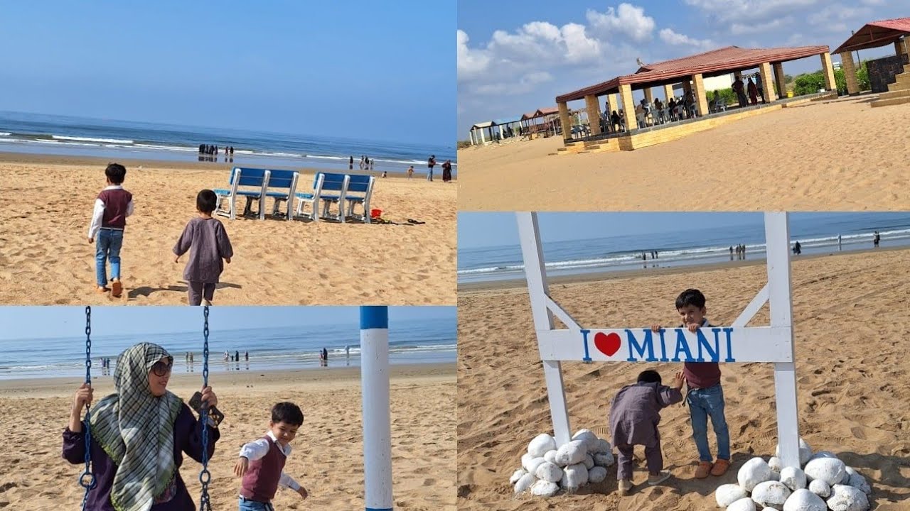 Sonmiani Beach Balochistan |Beautiful Beach| Huts |Resort| best Beach/# ...