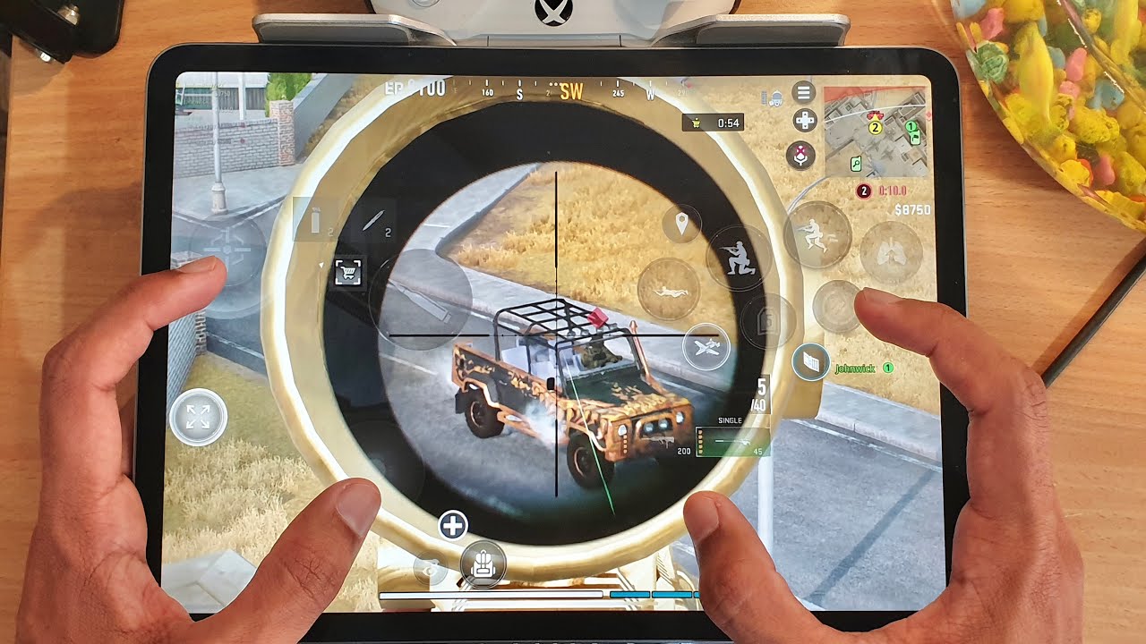 120FOV IOS GAMEPLAY CALL OF DUTY WARZONE MOBILE IPAD PRO - YouTube
