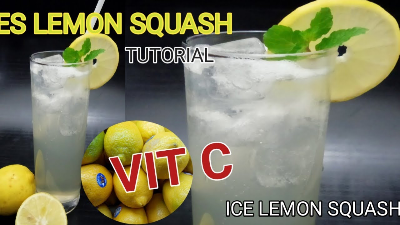 ICE LEMON SQUASH,TUTORIAL CARA PEMBUATANNYA - YouTube