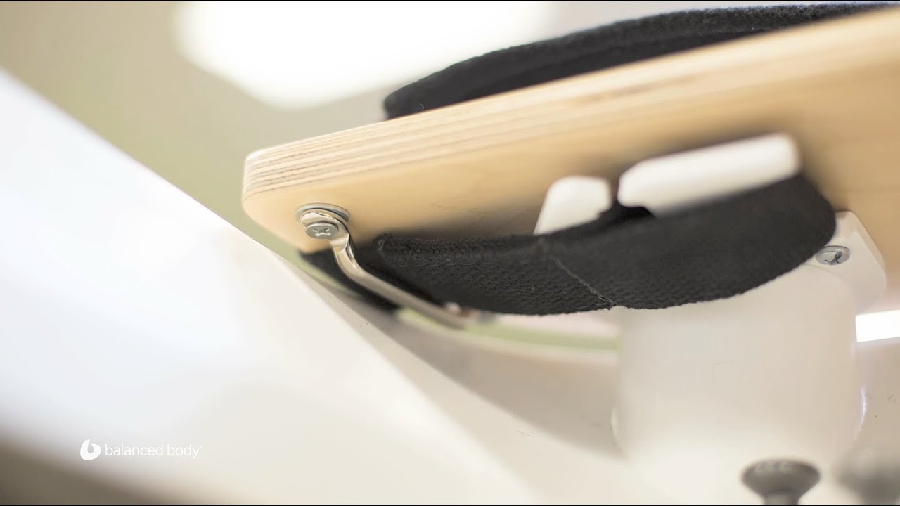 Installing the foot strap to your Allegro® 2 Reformer - YouTube