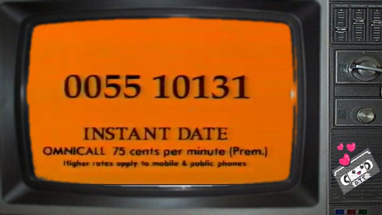 Instant Date Omnicall Hotline Colors Commercial 1995 - YouTube