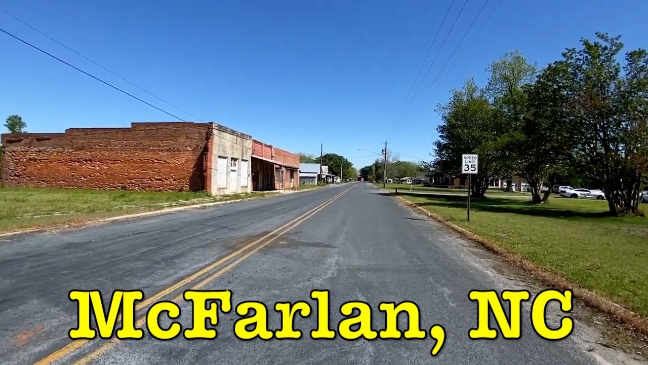 I'm visiting every town in NC - McFarlan, North Carolina - YouTube