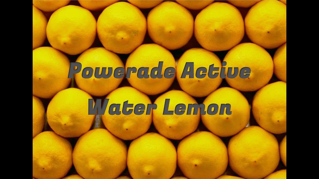 Exclusive!!! Fat bastard reviews Powerade Active Water Lemon - YouTube