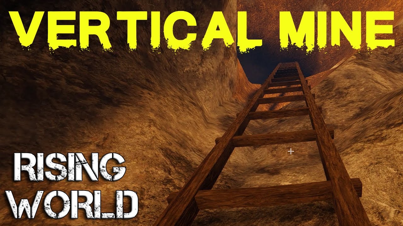 Rising World Medieval Realms Ep2 - The Vertical Mine Shaft - YouTube