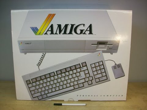 Booting up a mint in the box Amiga 1000 with an original 1080 monitor ...
