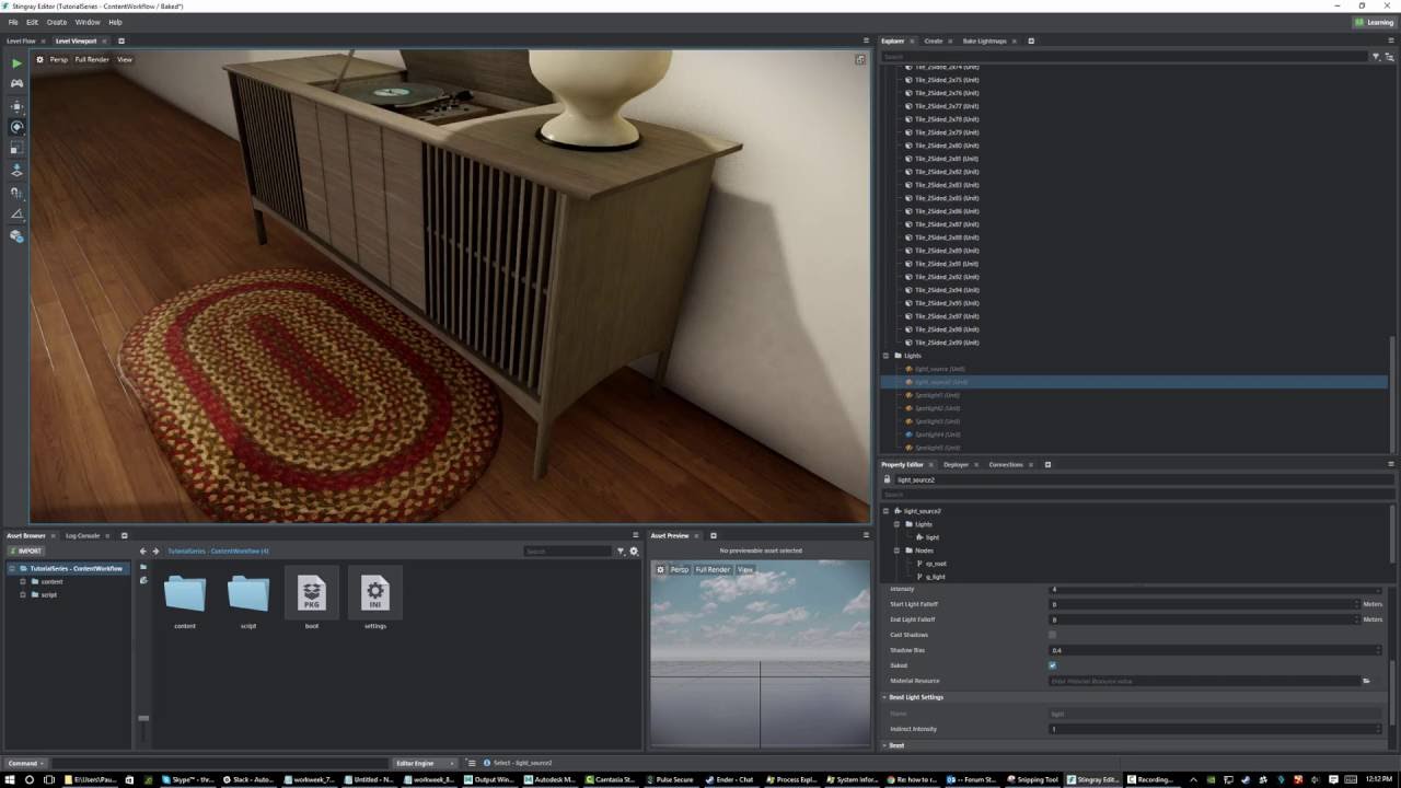 Baking Lightmaps in Stingray - YouTube
