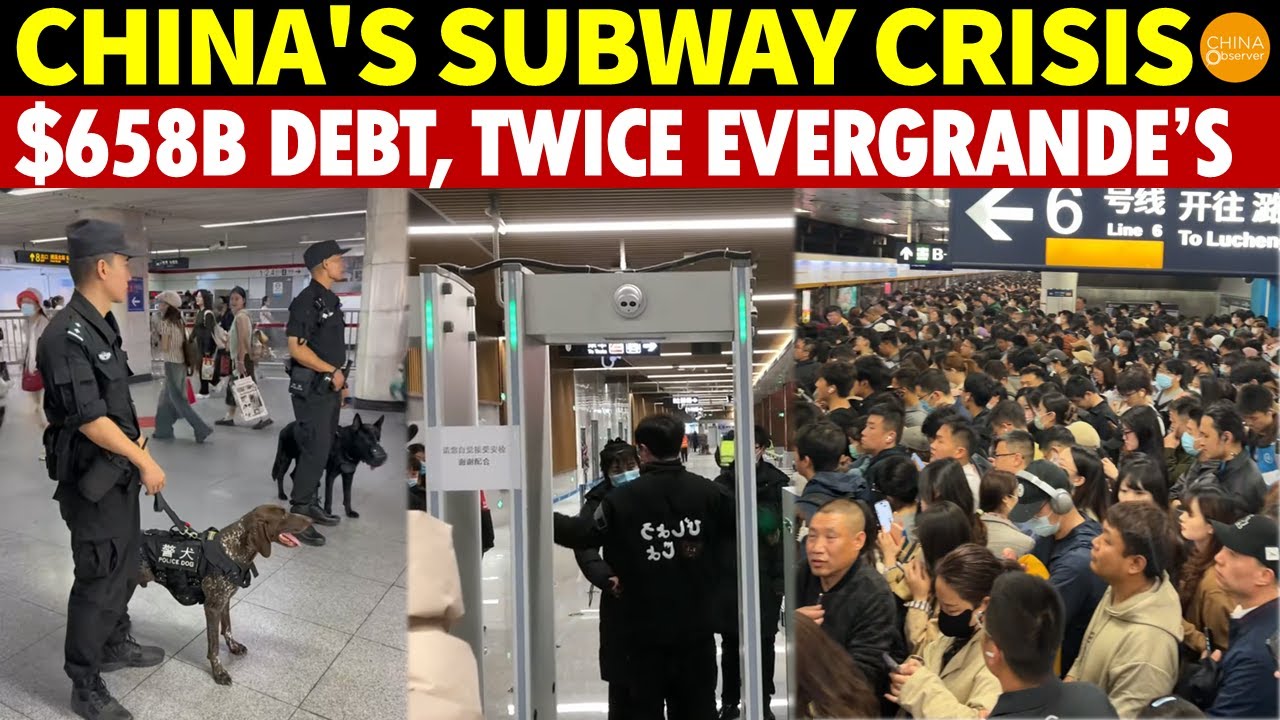 Breaking! Shanghai Subway Near Collapse, 6,000 Layoffs, China’s Subway Faces $658 Billion Debt ...