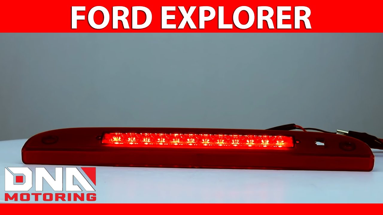 DNA Motoring 02-10 Ford Explorer LED Red 3rd Brake Light - YouTube