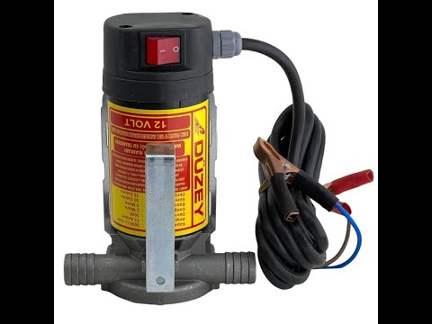 Düzey 12 Volt 1 Inc Alüminyum Gövde Sıvı Transfer Pompası-Tarımgaraj