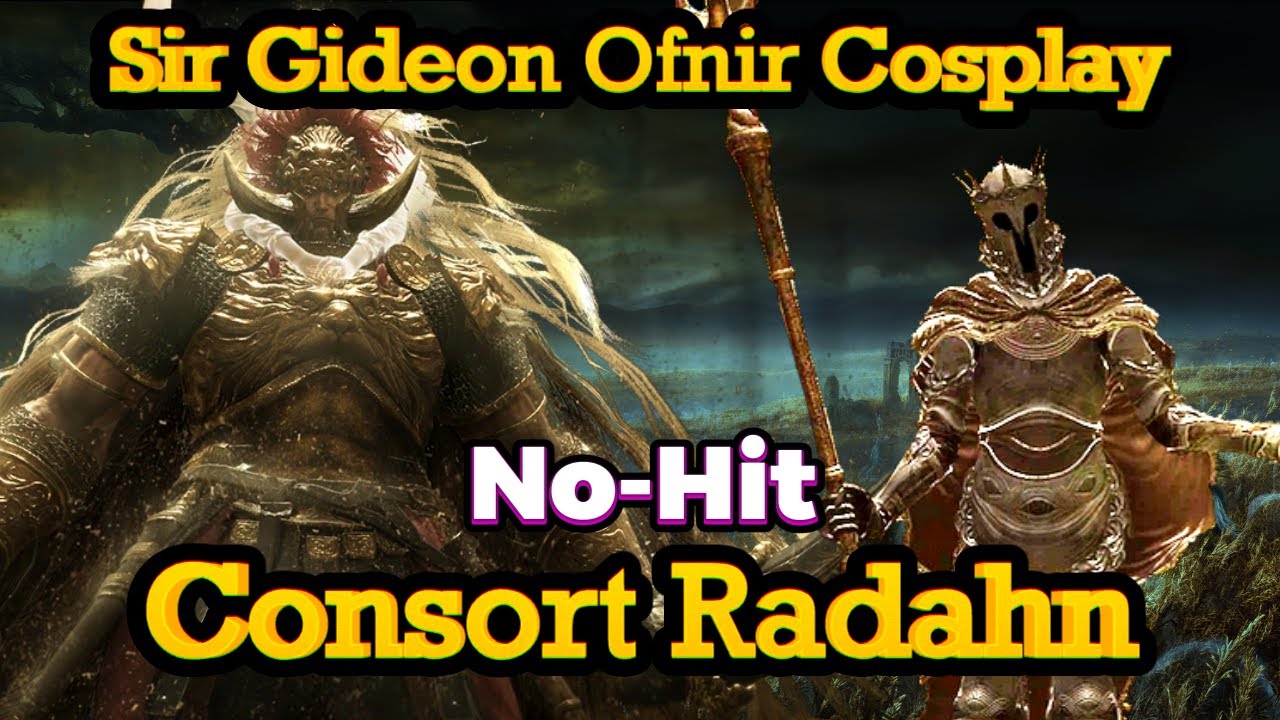 Sir Gideon Ofnir Cosplay - No Hit Consort Radahn Build - Elden Ring DLC ...