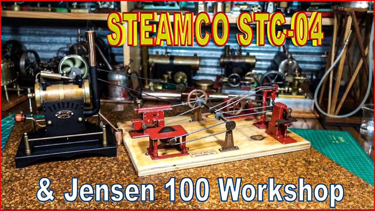 Model Toy Steam Engine Workshop with SteamCo STC 04 - YouTube